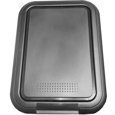 45L SILVER IML TOUCH & LIFT RECTANGLE SWING KITCHEN WASTE RUBBISH ...