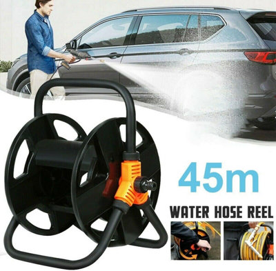 45M Portable Hose Reel Free Standing Garden Water Pipe Rust Proof