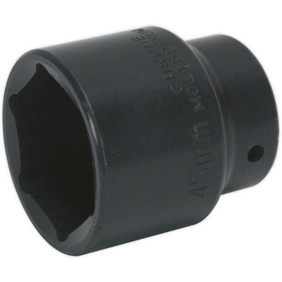 45mm Forged Impact Socket - Heavy Duty 3/4" Drive Tool for ...