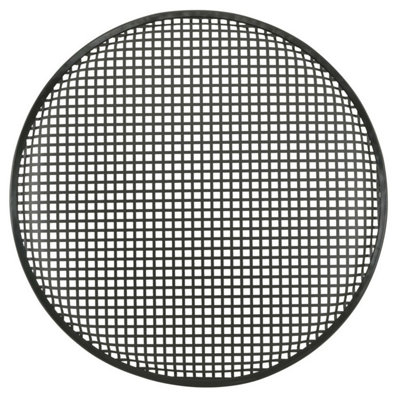460mm 18" Black Metal Round Speaker Mesh Grill Cabinet Subwoofer Cover ...