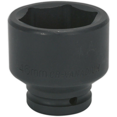 46mm Chromoly Steel Forged Impact Socket - 3/4" Drive with Corrosion ...