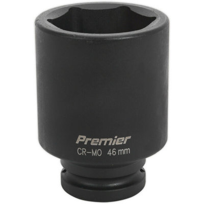 46mm Deep Impact Socket - 3/4 Inch Drive Chromoly Wrench Tool for ...