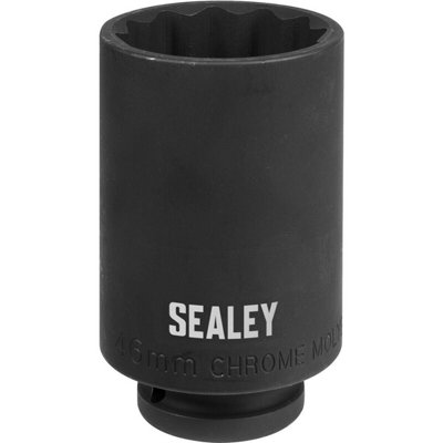 46mm DEEP Impact Socket Bit - 12-Point Ball Joint - For Renault ...