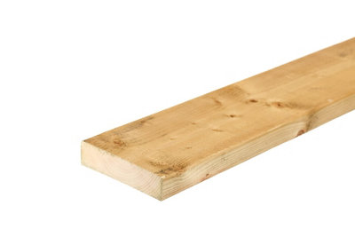 47mm x 200mm Sawn Treated Timber C24 (8x2) 2.4m - Pack of 14