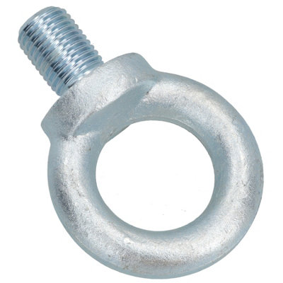 48mm Lifting Eyes Eyebolt Ring Zinc Plated 63mm Length 8.6 Ton Capacity 4pc