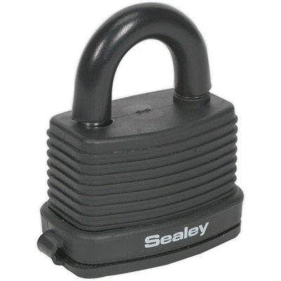 48mm STEEL BODY Weatherproof Outdoor Padlock - 4 Digit Combination 10mm ...