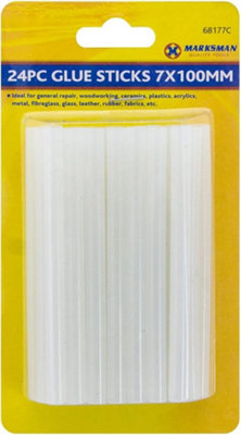 48Pc Clear Hot Melt Glue Sticks 7 X 100Mm Repair Craft Hobby Adhesive Diy