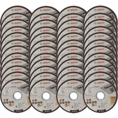 48x Bosch 115mm 1mm Thin Slit Cutting Discs Blades Inox Rapido 4.5 ...