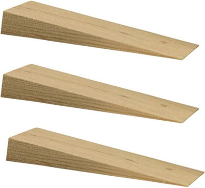48x Hardwood Wooden Wedges (95mm x 19mm) - hardwood-wooden-wedges