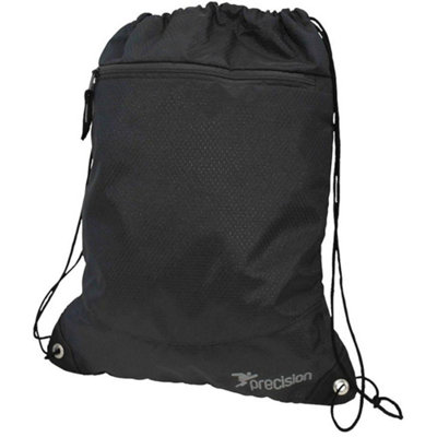 48x35cm Premium Drawstring Sports Bag - BLACK/GREY 2L Rip Stop School ...