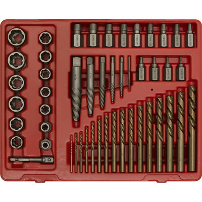 49 Piece Master Extractor Set - Screw Bolt & Nut Extraction - Storage Case