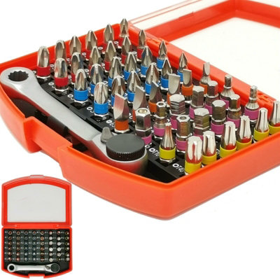 49pc Screwdriver Bit Set Slotted Torx Phillips Pozi Security Hex Bits ...