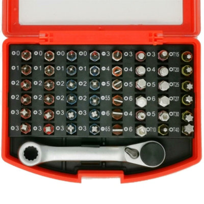 49pc Screwdriver Bit Set Slotted Torx Phillips Pozi Security Hex Bits ...