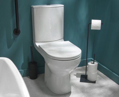 Comfort height toilet guide at B&Q