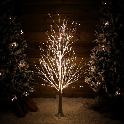 4ft (1.2m) White Modelling Micro Dot Tree with 500 Twinkling LEDs in ...