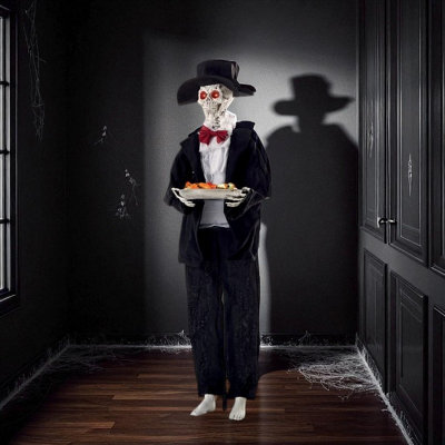 4ft Animated Spooky Talking Butler