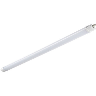 4ft IP65 Batten Light Fitting - 36W Daylight White LED - Daisychain ...