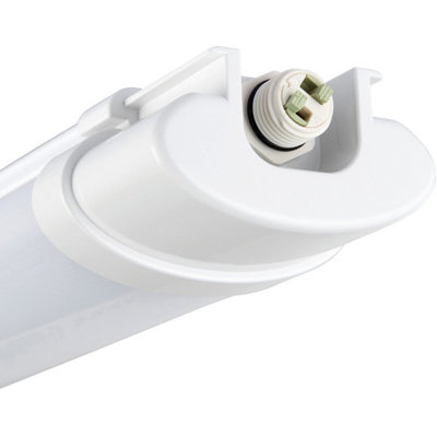 4ft IP65 Batten Light Fitting - 36W Daylight White LED - Daisychain ...