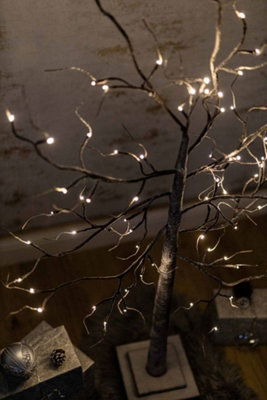 4FT LED Snow Dusted Twig Tree - Mains Powered
