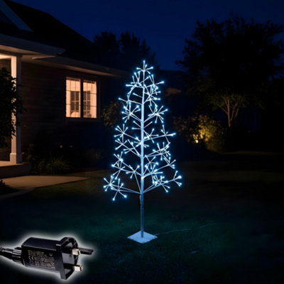 Cool 4ft White Pre Lit Christmas Tree Photos