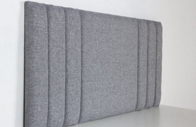 4ft6 20inch Denim Linen Savannah Headboard