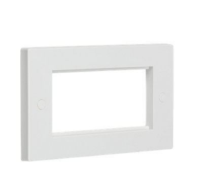 4G Modular Faceplate - White, 10