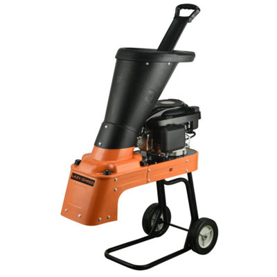 4HP Petrol Wood Chipper Shredder Mulcher - Heavy Duty - Chips up to ...