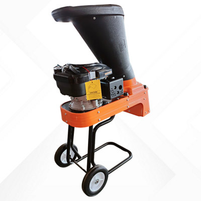 4HP Petrol Wood Chipper Shredder Mulcher - Heavy Duty - Chips up to ...