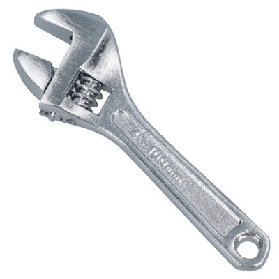4in 100mm Adjustable Spanner Wrench Monkey Pipe Wrench Plumbers 0 to 15mm