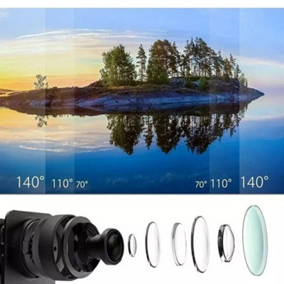 4K Ultra HD 20MP Action Camera with Waterproof Case, WiFi & Remote