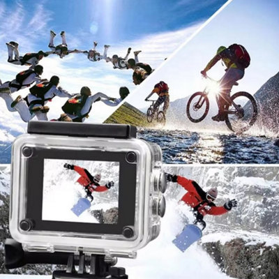 4K Ultra HD 20MP Action Camera with Waterproof Case, WiFi & Remote