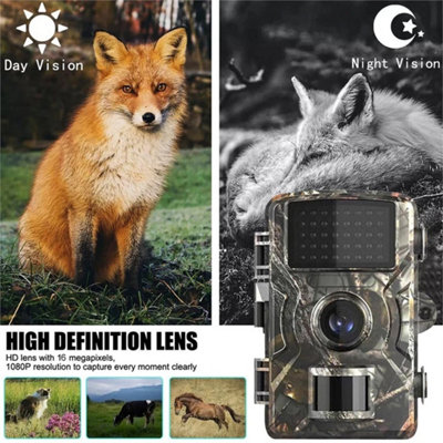 4K Wildlife Trail Camera 32GB Night Vision Motion Detection