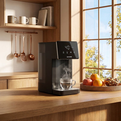 4L Countertop Instant Hot Water Dispenser with Filter,Black