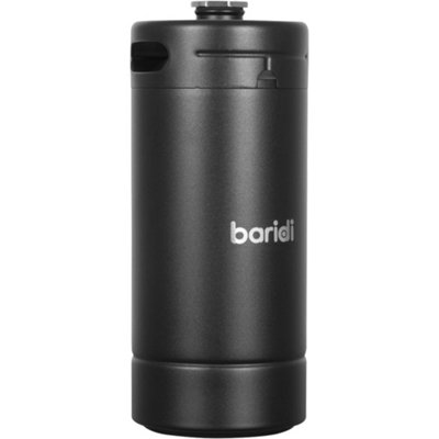 4L Matte Black Mini Growler Keg with Soft Drinks Dispenser for Home Brewing