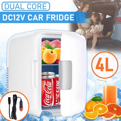 4L Mini Fridge Portable Table Top Electric Cooler Warmer Ice Box Car Home