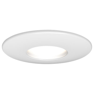 4lite Fire-Rated Indoor Downlight (Matt White) IP65 Rated Dimmable ...