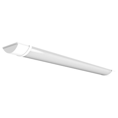 4lite Indoor Batten (White) 1700lm 2ft Cool White IP20 Rated Twin LED ...