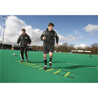 4m x 0.5m Flat Agility Speed Slide Ladder Kit - Football Rugby Footwork ...