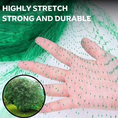 4m x 10m Garden Netting Heavy Duty Fine Strong Mesh Garden Pond Net ...