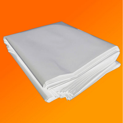 4M X 25M 250G CLEAR HEAVY DUTY POLYTHENE PLASTIC SHEETING GARDEN DIY ...