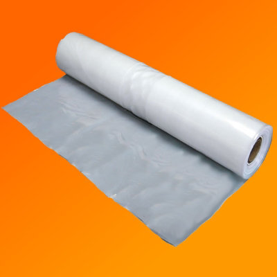 4M X 50M 250G CLEAR HEAVY DUTY POLYTHENE PLASTIC SHEETING GARDEN DIY ...