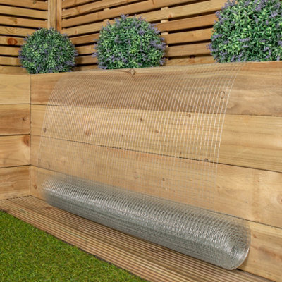 4m x 90cm of 13mm Wire Mesh Netting for Gardens / Pets / Ponds