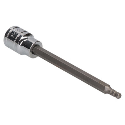 4mm 3 8 Drive Long Ball Ended Hex Allen Key Socket Bit 85mm Deep Reach CR