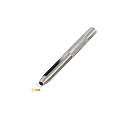 4mm Hole Punch Steel Hollow Punch for Leather, Paper, Plastic, Rubber ...