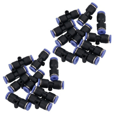 Buy 4mm (OD) Pneumatic Air Straight Hose Pipe Tube Inline Push ...