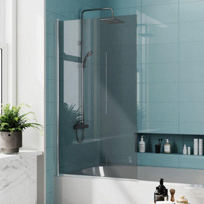 4mm Thickness Toughened Safety Tempered Grey Glass Shower Screen