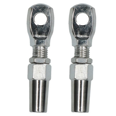 4mm Wire Cable Rope Eye Rigging Terminal Swageless DIY Fitting ...