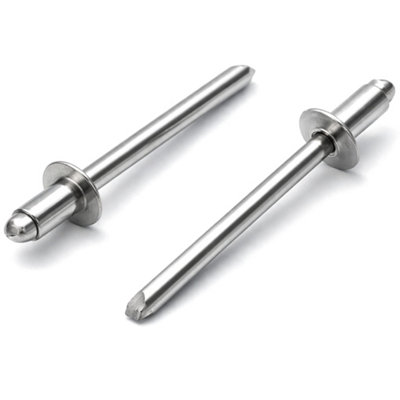 4mm x 8mm - Pack of 50 - AN 380 - Stainless Steel A4 / A4 Marine Grade ...
