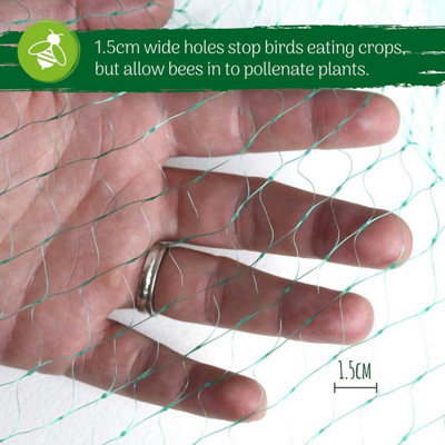 4mx10m Garden Netting - Plant Mesh Netting for Plant, Bird Protection ...
