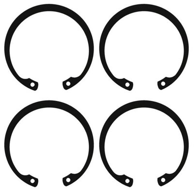 4pc 64mm x 2mm Internal Circlip Clip Trailer Bearing Retainer Retaining ...